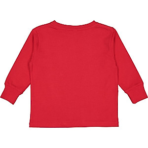 inktastic Big Sister with Hearts Toddler Long Sleeve T-Shirt 4T Red 41a25
