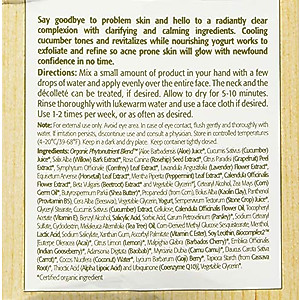 Eminence Clear Skin Probiotic Masque Skin Care, 2 Ounce