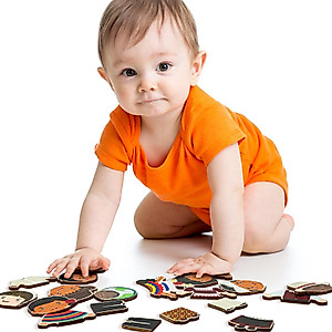 Wooden Multicultural Puzzles for Kids Interchangeable Dress Up Diversity Wood Peg Puzzles Preschool World Puzzles