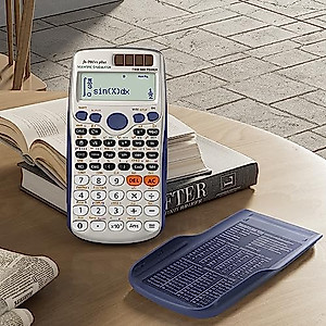 Scientific Calculators, IPepul Math Calculator with 417 Function, Solar Battery Power and 4-Line Display, School Supplies for Middle High College Students Teachers(991ES Plus)