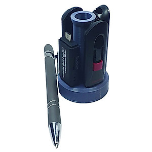 USB Flash Drive Organizer - Thumb Drive Storage - 4 Slots with Pen Holder – Desk, Home and Office Desktop