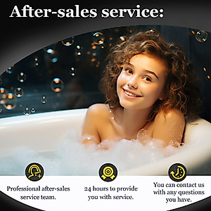 Dooeant Freestanding Bathtub Drain Rough-in Kit, Freestanding Tub Drain Kit for Freestanding Bathtu, with ABS Pipe and Brass Pipe, with CUPC Certification