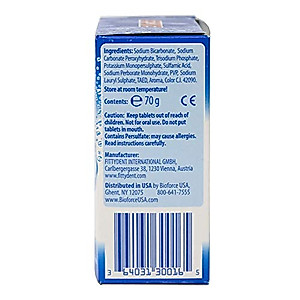 Secure Cleansing Tablets Zinc Free PH Formula Removes Odors, Stains, Bacteria, Germs - Clean Dentures, Partials & Removable Braces - 32 Tablets (Pack of 3)