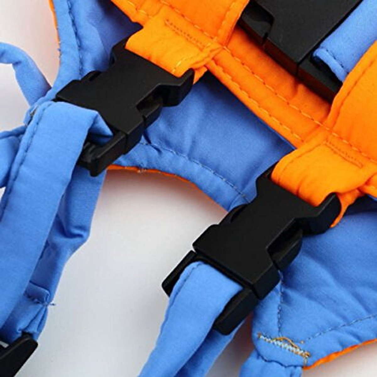 Toddler Baby Walking Harness Assistant Belt Kids Handheld Learning Walk Helper Support Trainer Tool (Baby Walking Harness - Blue Orange, 6-14 Months)