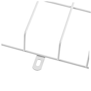 IWOWHERO Wire Guard for Emergency Light Exit Sign Guard Emergency Light Wire Cover Iron Wire Cover for Emergency Light White