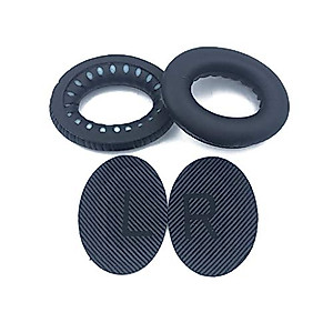 MEIYIN 2Pcs/1Pair Grey Headphone Cushions Replacement Ear Pads Cover for QC35 Headset