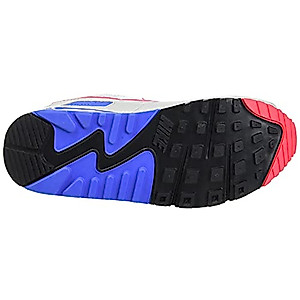 Nike Women's AIR MAX III Running Shoe, White Hot Coral Blue Crystal Grey Fog, 8.5