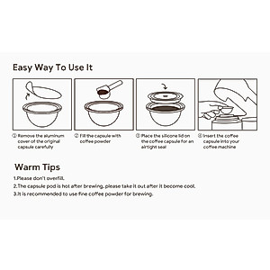 Reusable Coffee Capsule Lid For Original Vertuoline Coffee Pod Food Grade Silicone Cap For Refillable Nespresso Vertuo Capsule, BENFUCHEN Silicone Capsule Cover For VertuoPods, 1 Silicone Lid