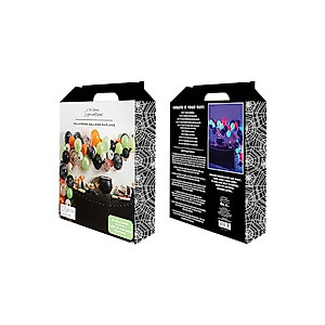 C.R. Gibson CBGM-25325 Halloween Fall Celebration Balloon Garland Arch Kit, 16 Foot Arch, Multicolor, 60pcs