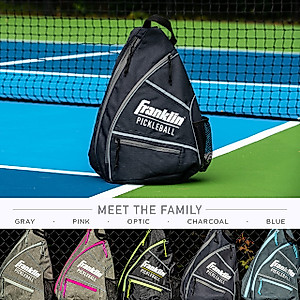 Franklin Sports Pickleball Bags - Pickleball Sling Bag Backpack for Gear + Equipment - Pickleball Bag for Men + Women - Holds Paddles, Pickleballs + Accessories - Official US Open Pickleball Bag