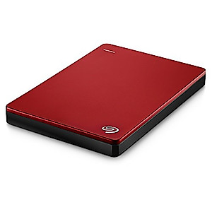 Seagate Backup Plus Slim Portable (1TB) USB 3.0 2.5" External Hard Drive - Red