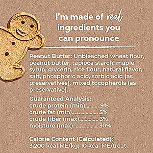 Buddy Biscuits, Soft & Chewy Treats for Small & Large Dog, Made in USA Peanut Butter Flavor - 6 oz, 4 Pack