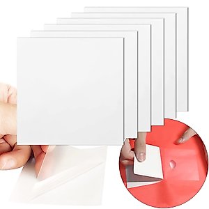 Inflatable Patch Repair Kit Waterproof, Large TPU Pool Repair Patch, 3.5 X 6Pcs Outdoor Repair Patch for Bounce House, Raincoat, Umbrella, Swimming Ring, Clear, Heavy Duty