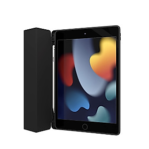 NEXT ONE Roll Case Compatible with iPad 10.2" (9th Gen), iPad 10.2" (8th Gen), iPad 10.2" (7th Gen)|Black