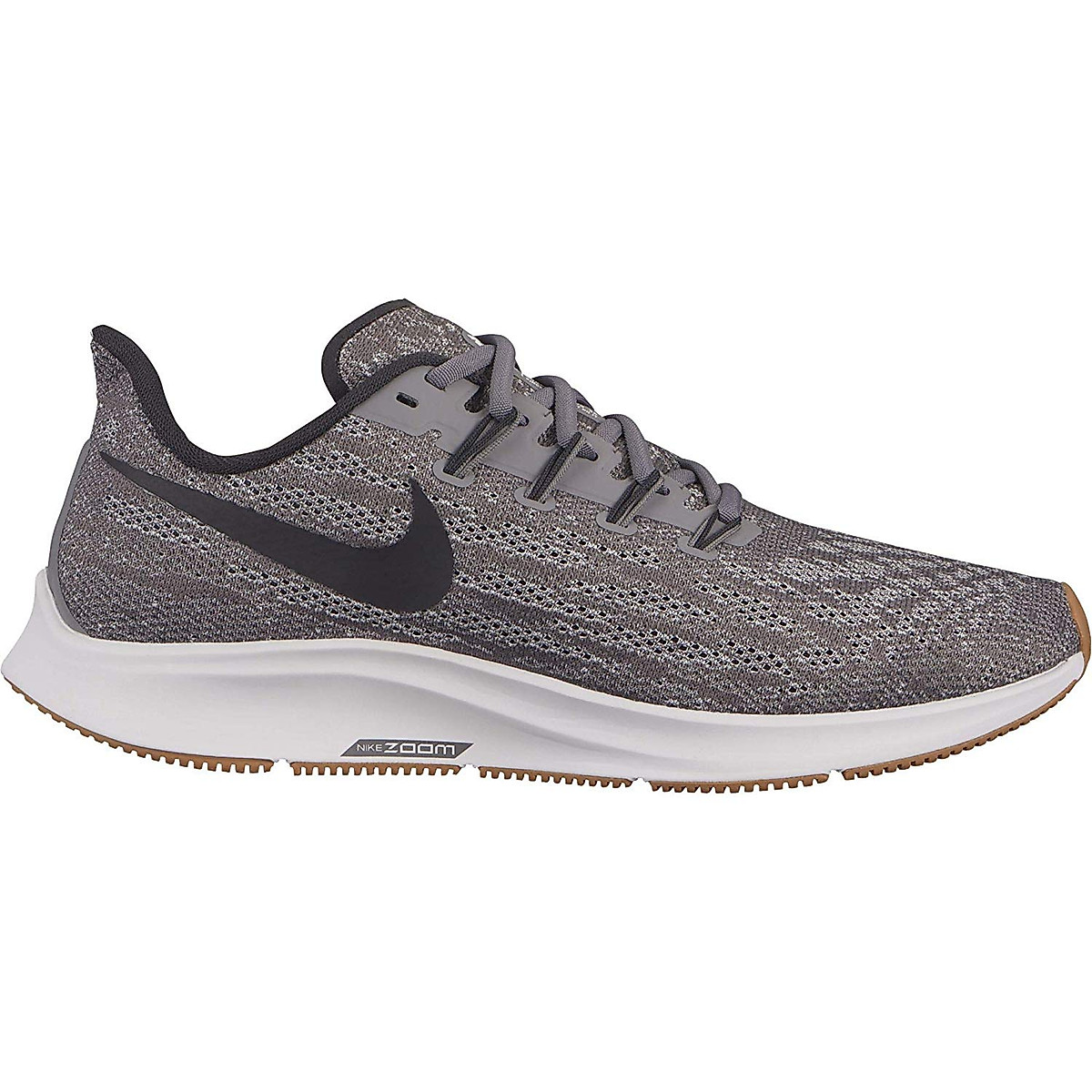 Nike Women's Air Zoom Pegasus 36 Running Shoes, Multicolour (Gunsmoke/Oil Grey/White/Gum Light Brown 1), 8.5