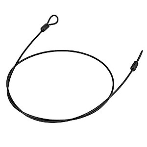 High Reliability Portable Practical Security Lock, Exquisite Appearance Wired Bicycle Lock, Automatic Cycle Bike for Bicycle Motorcycle Scooter (Black)