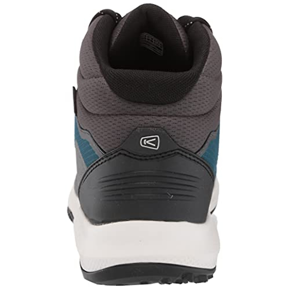 KEEN Women's Tempo Flex Mid Height Lightweight Waterproof Hiking Boot, Blue Coral/Star White, 9