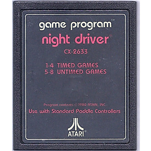 Atari 2600 Game Cartridge - Night Driver
