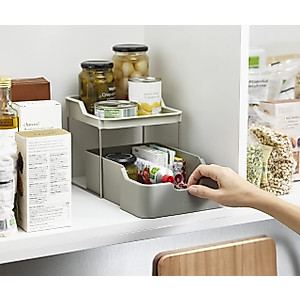 Joseph Joseph Duo 2-tier Cupboard Organizer with Drawer