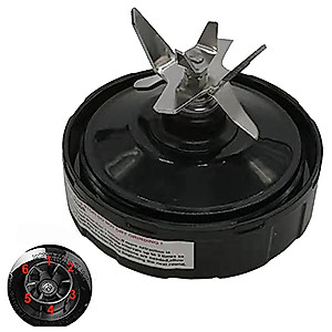 JOYSTAR Replacement Blade with 6 Fins Plastic Gear on Bottom(FEMALE FINS ONLY) of Blade Assembly for NUTRI NINJA PRO OR Auto-iQ BlenderBL451 30 DOB/BL455 30 DOB/BL456 BRN 30 DOB/BL482 30 DOB/BL480D(1)