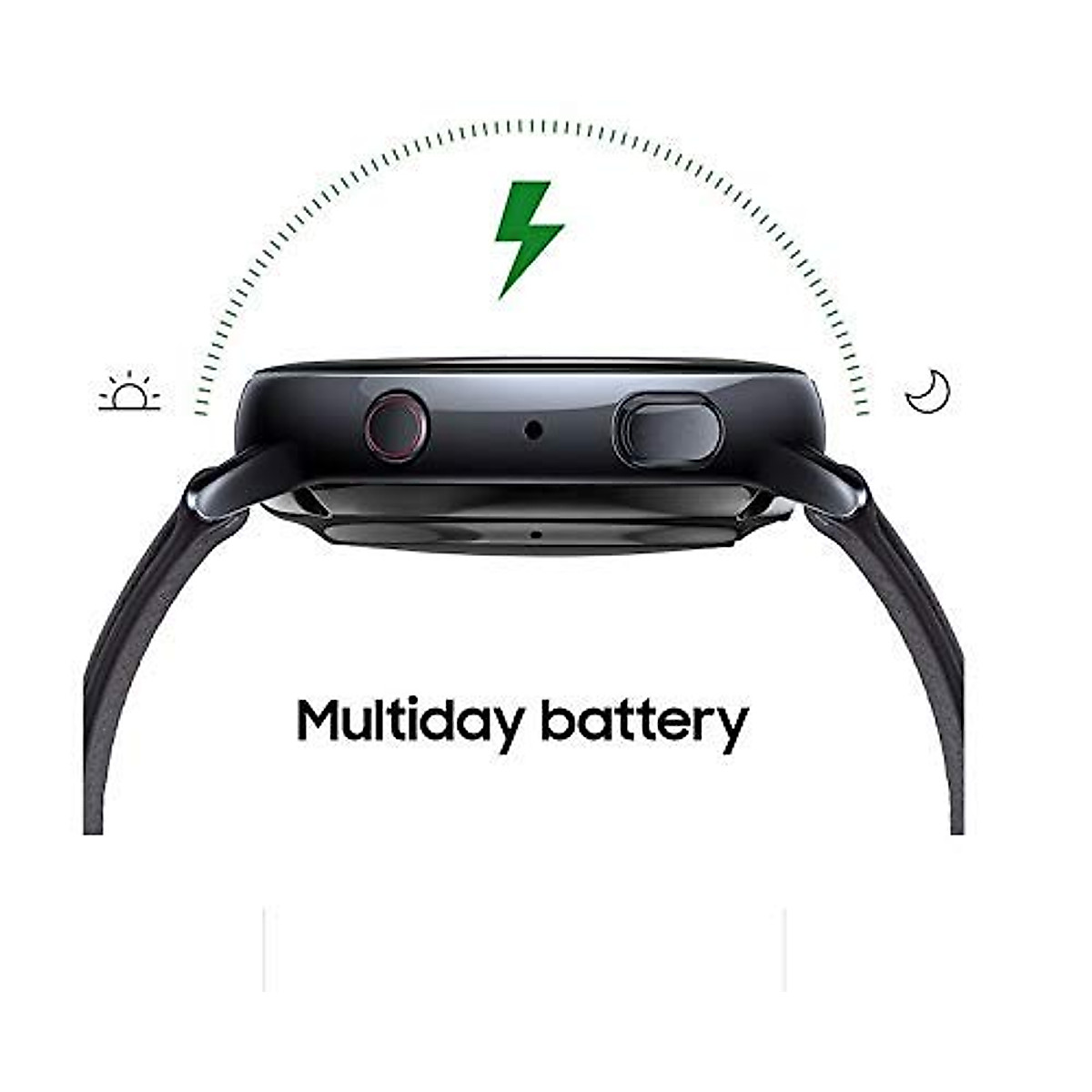 SAMSUNG Galaxy Watch Active 2 (40mm, GPS, Bluetooth, Unlocked LTE) Smart Watch with Advanced Health monitoring, Fitness Tracking , and Long lasting Battery, Aqua Black - (US Version)