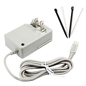 Xahpower 3DS Charger Bundle, Charger Compatible with Nintendo New 3DS(XL/LL),3DS(XL/LL),New 2DS(XL/LL),2DS,DSi(XL/LL), 4 Pack Stylus Pen for Nintendo Dsi