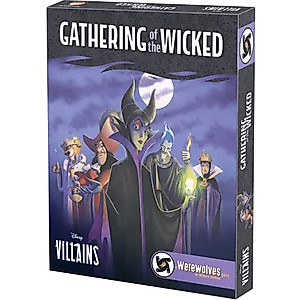 Disney Villains Gathering of The Wicked Party Game | Horror Card Game | Strategy Game for Adults and Family | Ages 10+ | 8-18 Players | Average Playtime 30 Minutes | Made by Zygomatic