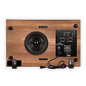 Theater Solutions SUB8SM Slim Subwoofer (Mahogany), 8-Inch Slim