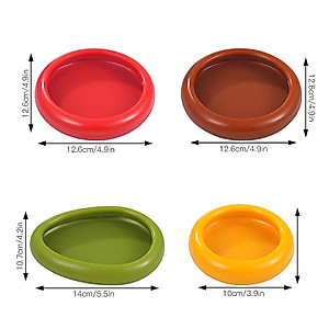 SpaLoo 4pcs Onion Storage Avocado Saver, Avocado Saver and Tomato Holder, Fruit and Vegetable Storage Containers Reusable