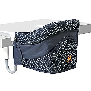 MTWML Hook On Chair,Portable High Chair,Clip On High Chair to Table,Table High Chair for Babies and Toddlers,Baby Feeding High Chair That Attaches to Table,Baby Booster Seat for Table (Black)