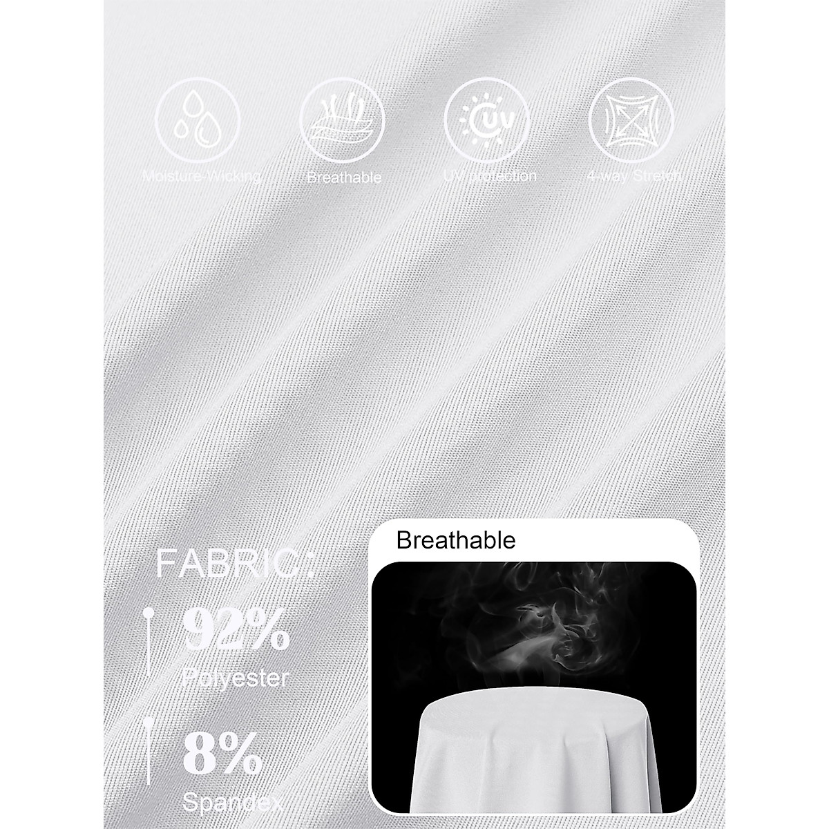 MAGCOMSEN Women's Tennis Polo Shirts UV Shirt Long Sleeve Collared Golf Athletic Shirts UPF 50+ Sun Shirt Women White, 2XL