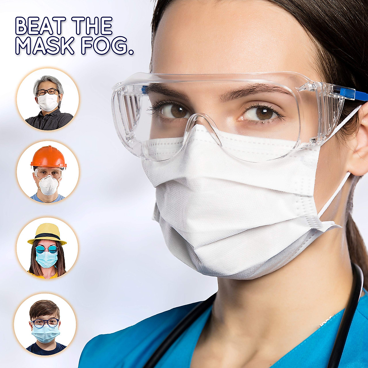 Optix 55 Anti-Fog Spray for Non-Reflective Lenses | Prevents Fogging of Glass or Plastic Windows, Mirrors, Eyewear Lenses, Glasses, Swim Goggles, Ski Masks | Streak Free, Long Lasting Solution (8.00)