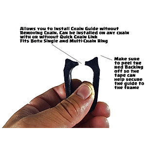 Chain Guide Model 2 for Mountiain Bike Chain Drops 1x 2X 3X Drive Chains Mountain Bike Tensioner Custom Design