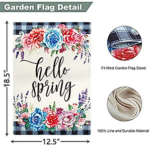 Seasonal Garden Flags Set Set of 12 Double Sided 12x18 Inch 4th of July Garden Flags Holiday Yard Flags, Summer Welcome Garden Flags Small Yard Flags for All Seasonal for Outside Home Decorations
