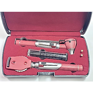 Burgundy Otoscope Set -LED Otoscope/School Kit-CYNAMED