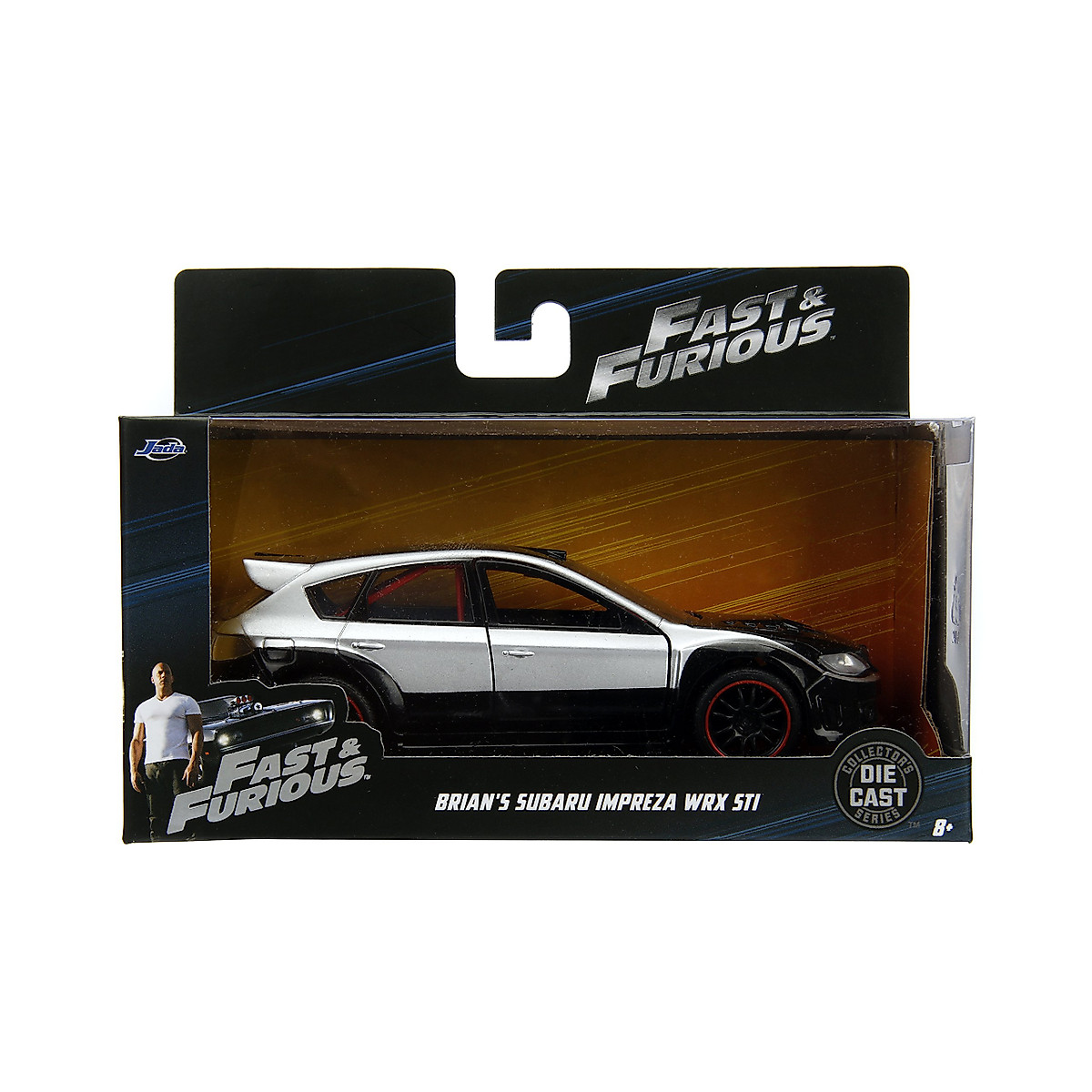 Fast & Furious 1:32 Brian's Subaru Impreza WRX STI Die-cast Car, Toys for Kids and Adults