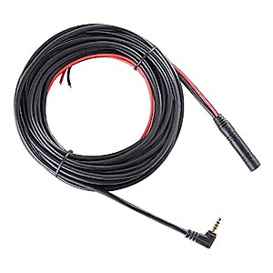 Dash Cam Rear Camera Cable,23 Ft 4 Pin to 2.5mm Male Plug Wire for Mirror Camera Rear View Camera,Car Recorder Reverse Camera Backup Camera Long Replacement Cable Cord Fit Pick-up,Trucks,RV,SUV,Bus