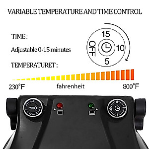 AplysiaTech Pizza Oven – Electric Pizza Oven Indoor Portable, 12 Inch Indoor Pizza Oven Countertop, Stone Baked Pizza Maker Heats up to 800˚F for Brick Oven Taste at Home As Seen on TV, 32cm, black