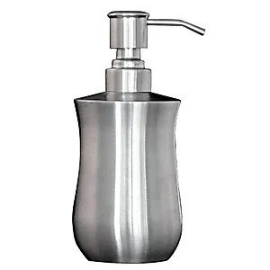 Cabilock 1pc Stainless Steel Soap Dispenser Refillable Soap Dispenser Travel Soap Stainless Steel Container Hand Soap Bottle Foaming Soap Bottle Bathroom Dispenser Soap Pump Filling Shampoo