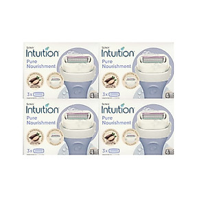 Schick Intuition Pure Nourishment with Organic Cocoa Butter 12 Cartridge Women's Razor Refills