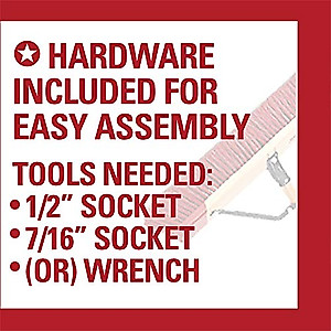 Harper 7324P1 Premium Indoor/Outdoor Wet/Dry All-Purpose Hardwood 24 in. Push Broom Semi-Stiff Bristles, Brown