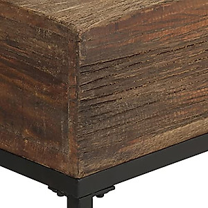 vidaXL Bench Wooden Bench Hallway Dinner Dining Entryway Bench Living Room Bedroom Home House Seating Funiture 47.2" Solid Reclaimed Wood