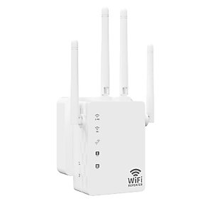 2024 WiFi Extender, 5G Dual Band 1200Mbps Fastest WiFi Signal Boosters for Home, Long Range Extenders Covers Up to 8500 Sq.Ft and 40 Devices Wireless Internet Repeater and Signal Amplifier Easy Setup