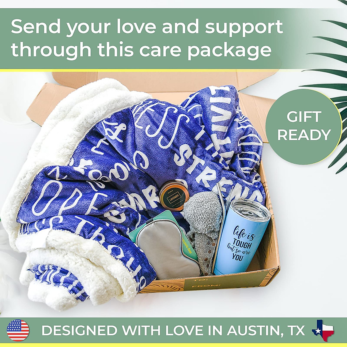 KEDRIAN Care Package, Get Well Gifts for Women & Men, Get Well Soon Gifts for Women, Sympathy Gift Baskets, Get Well Care Package for Women, Get Well Soon Gift Basket, Care Package for Sick Friend