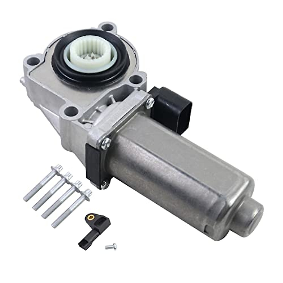 27107566296 Transfer Case Shift Actuator 4WD Replacement for 2003-2010 BMW E53 X5 E83 X3 27107541782 27103455136 27103455139 Actuator Motor Gear with sensor