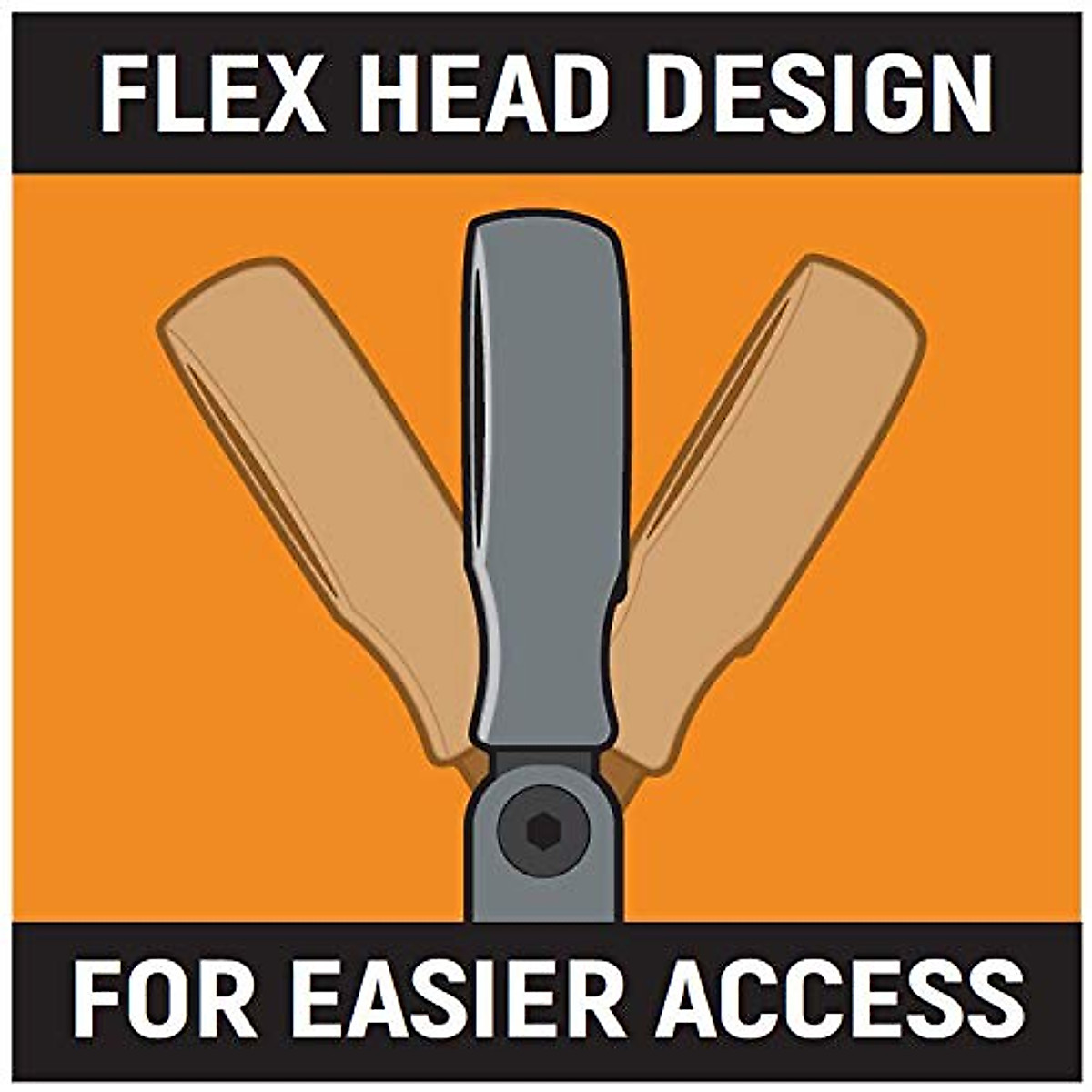 GEARWRENCH 10 Pc. 12 Pt. Stubby Flex Head Ratcheting Combination Wrench Set, Metric - 9550