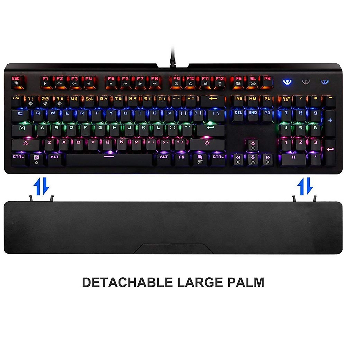 Wyyggnb Gaming Keyboard Computer Wired Mechanical Keyboard Computer Wired USB Plug Keyboard Color Illuminated Game Typing Office Mechanical Axis Touch Keyboard