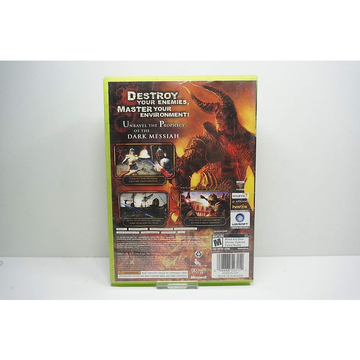 Dark Messiah of Might & Magic Elements - Xbox 360