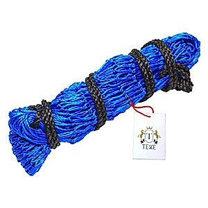 T TEKE Ultra Slow Hay Feeder hay nets, 39" Length with 1"±1/4“ Feeding Holes, Horse Supplies Hay Bags for Horses, Goats, with an Extra spared Cord