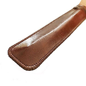 Daimay 2PCS Leather Pen Case Holder Handmade Fountain Pen Pouch Soft Pen Protective Sleeve Cover for Ballpoint Pen, Stylus Touch Pen - Black & Brown